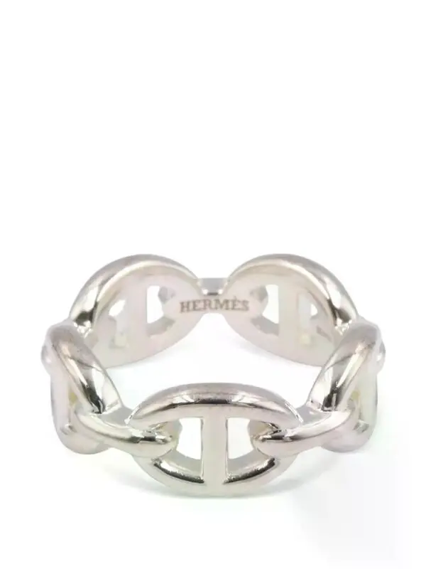 Hermès Chain Ring - Silver