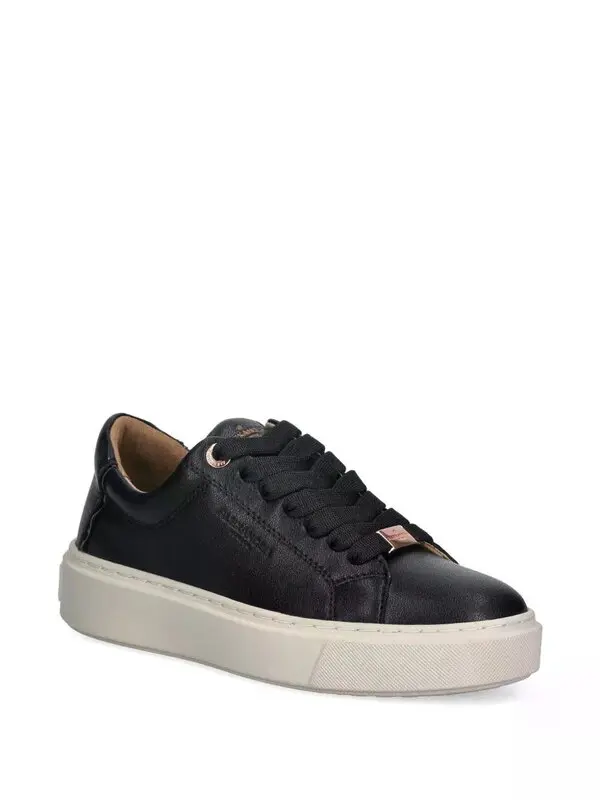 ALEXANDER SMITH Logo Plaque Sneakers - Black