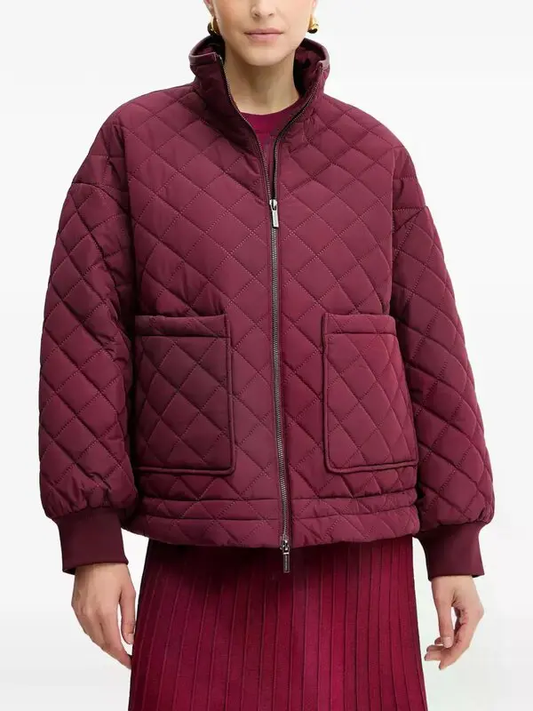 Armani Exchange Quilted Zip-up Jacket