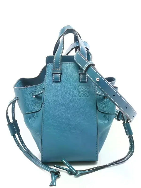 Loewe 2010s Hammock Bucket Bag - Blue
