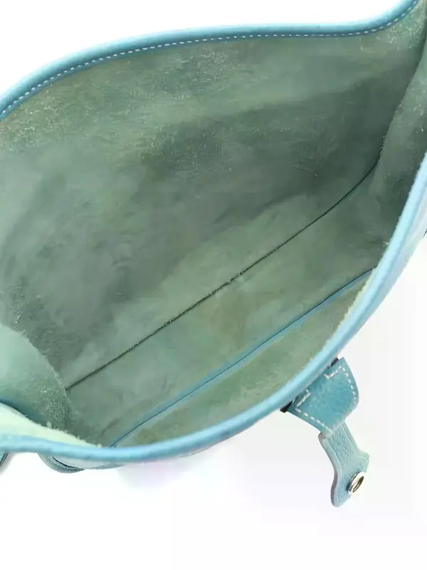 Hermès 2011 Pm Evelyn Iii Troyes Perforated Shoulder Bag - Blue