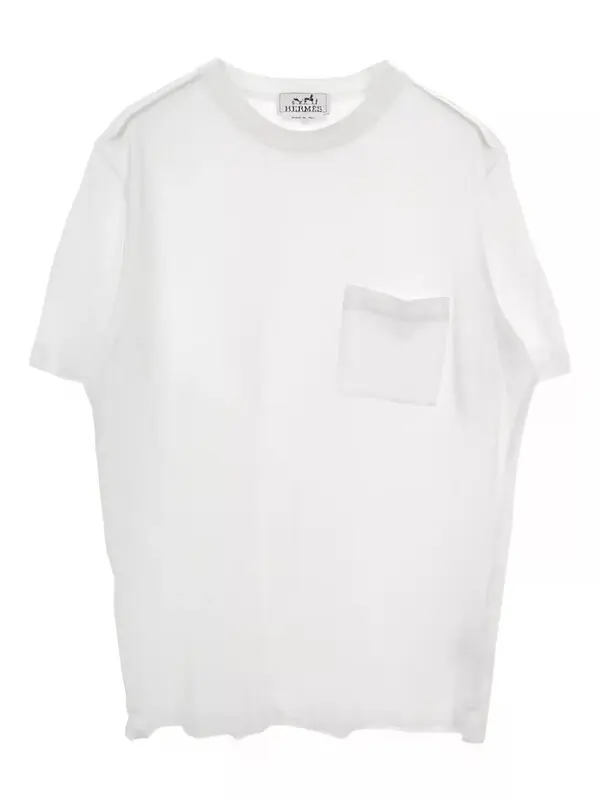 Hermès 1990s Patch-pocket T-shirt