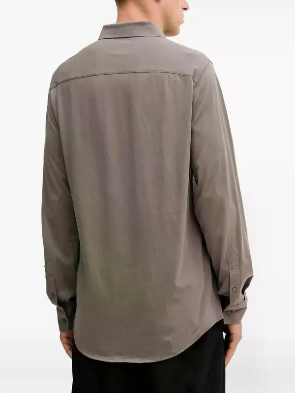 Armani Exchange Logo-embroidered Shirt