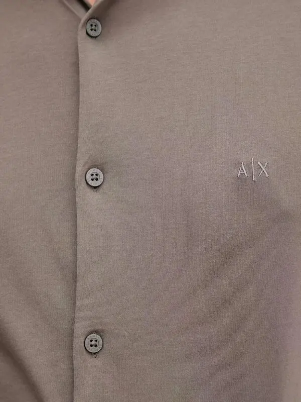 Armani Exchange Logo-embroidered Shirt