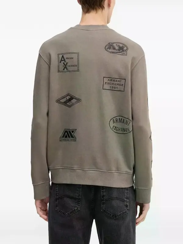 Armani Exchange Logo-embroidered Sweatshirt