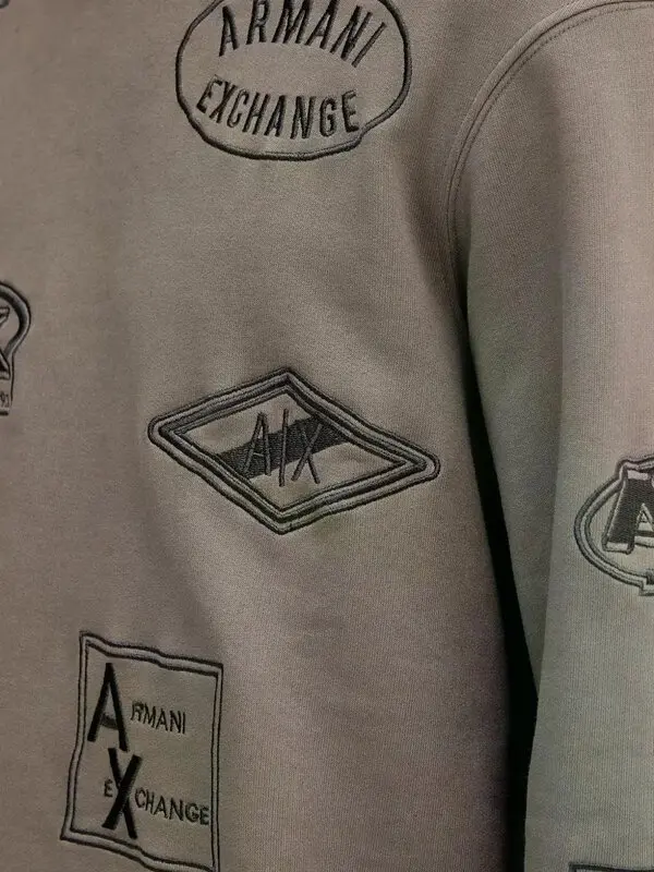 Armani Exchange Logo-embroidered Sweatshirt