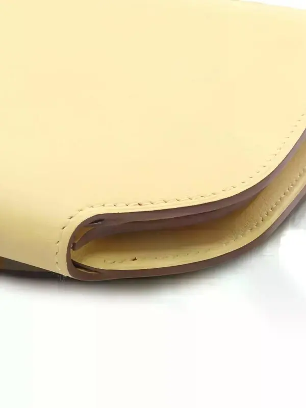 Hermès 2016 Mini Convoyeur Silver-tone Shoulder Bag - Yellow