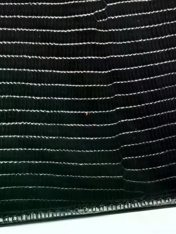 Balenciaga 2010 B Bead Dot Chain Leather Wallet
