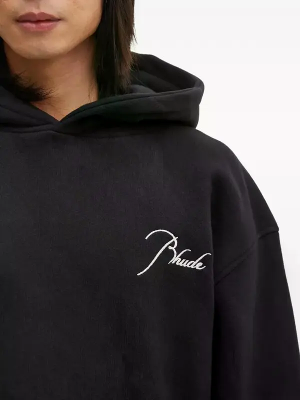 Rhude Logo-embroidered Hoodie