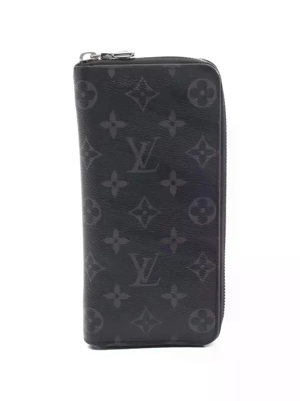 LOUIS VUITTON 2021s Monogram Eclipse Vertical Wallet - Grey