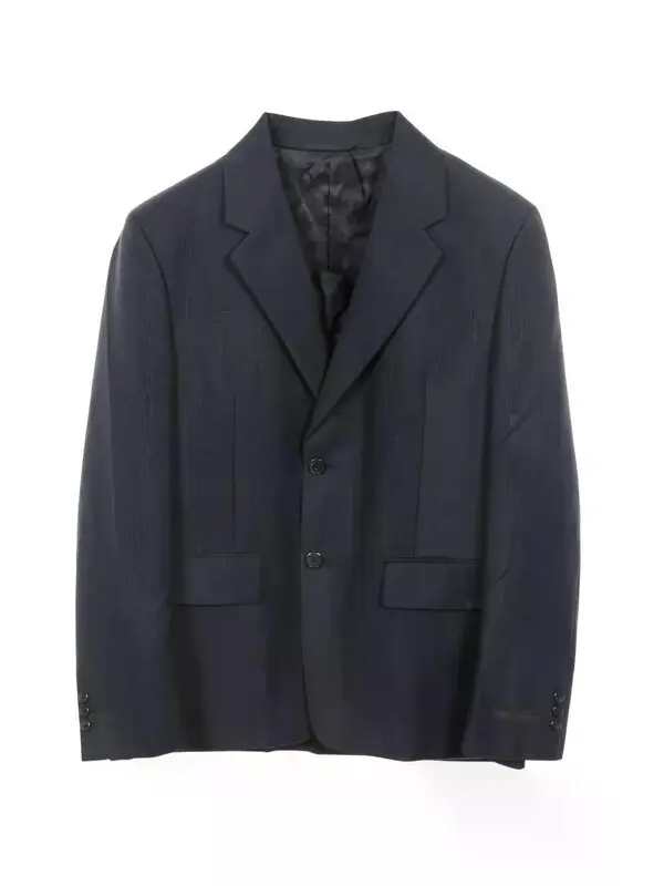 Prada Checked Single-breasted Blazer