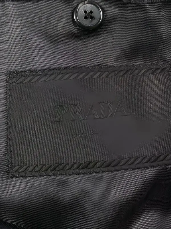 Prada Checked Single-breasted Blazer
