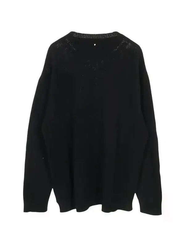Valentino Garavani 2010s Crew-neck Cashmere Sweater - Black