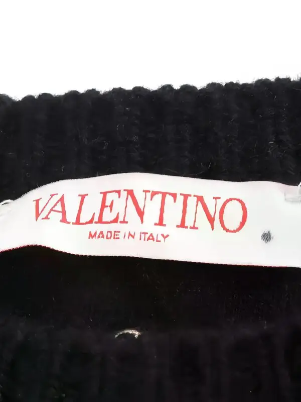 Valentino Garavani 2010s Crew-neck Cashmere Sweater - Black