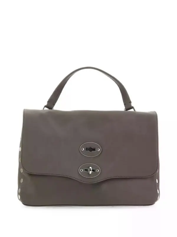 ZANELLATO Small Postina Leather Tote Bag - Brown