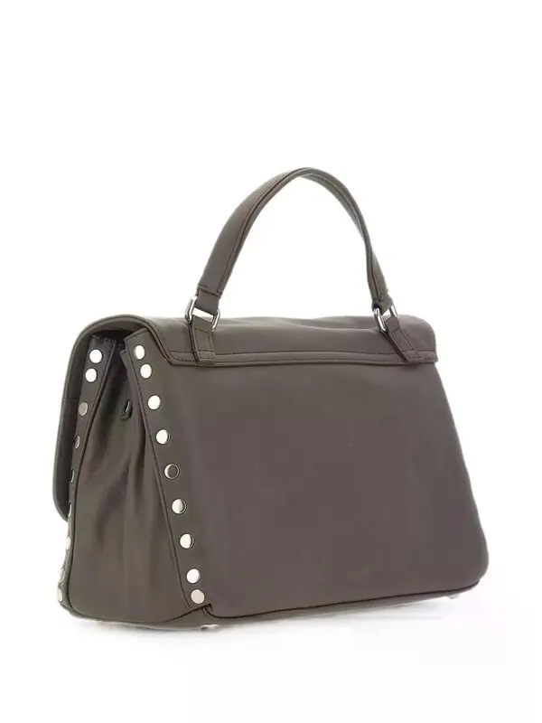 ZANELLATO Small Postina Leather Tote Bag - Brown