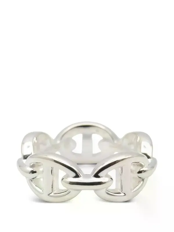 Hermès 20s Chain Ring - Silver