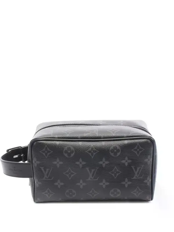 LOUIS VUITTON 2021s Locker Monogram Clutch Bag - Black