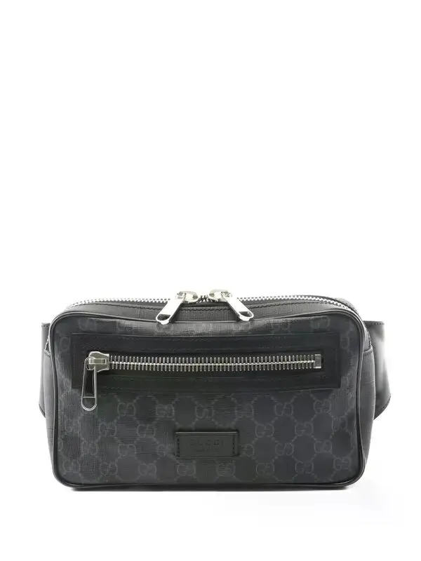 Gucci Gg Supreme Belt Bag - Black
