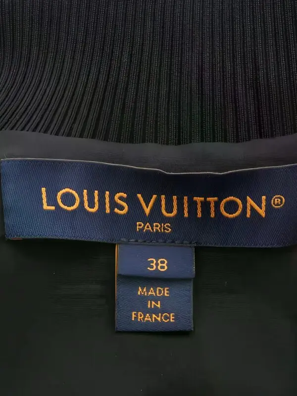 LOUIS VUITTON Embossed-monogram Zip-up Jacket