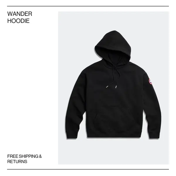 Canada Goose Hooded Sweatshirt - Black