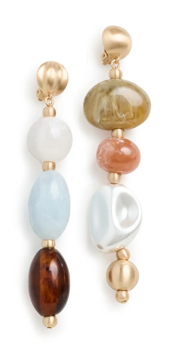 Cult Gaia Mercier Clip On Earrings - Saddle Bauble Multi