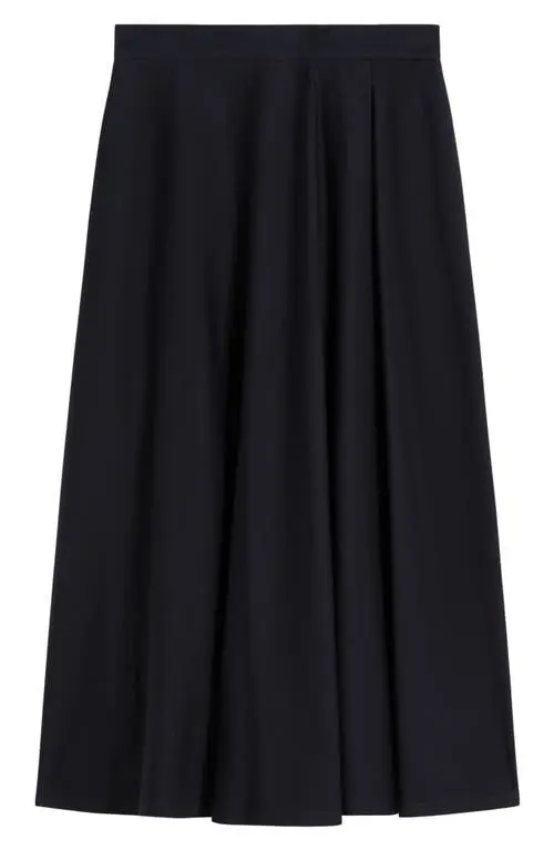 MM BY MAX MARA Aquila Pleated Jersey Midi Skirt