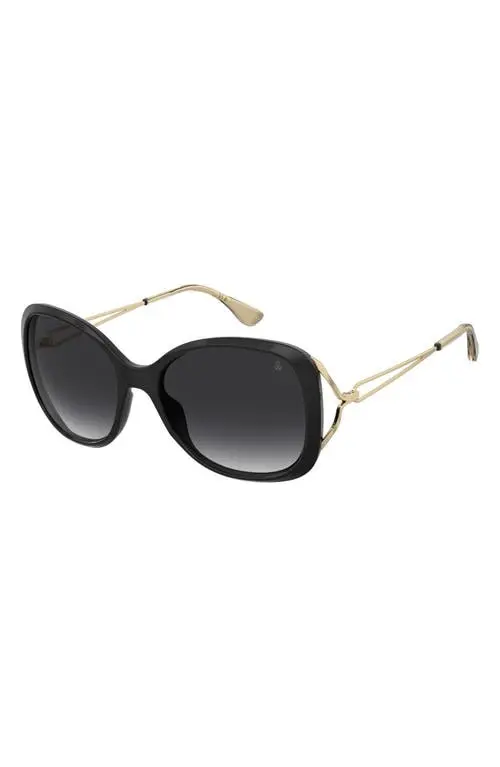 STUART WEITZMAN 58mm Polarized Square Sunglasses