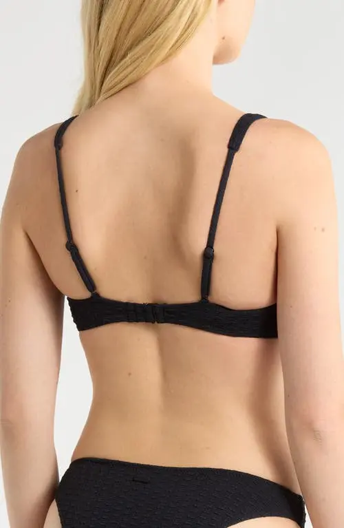Roxy Haleiwa Bralette Bikini Top - Anthracite
