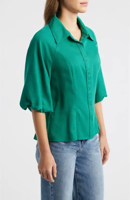 Wit & Wisdom Bubble Sleeve Shirt