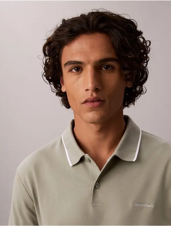 Calvin Klein Liquid Touch Tipped Polo Shirt