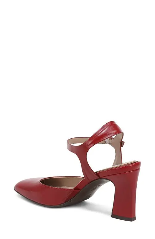 Naturalizer Ankle Strap Pumps - Hearts Flame Red