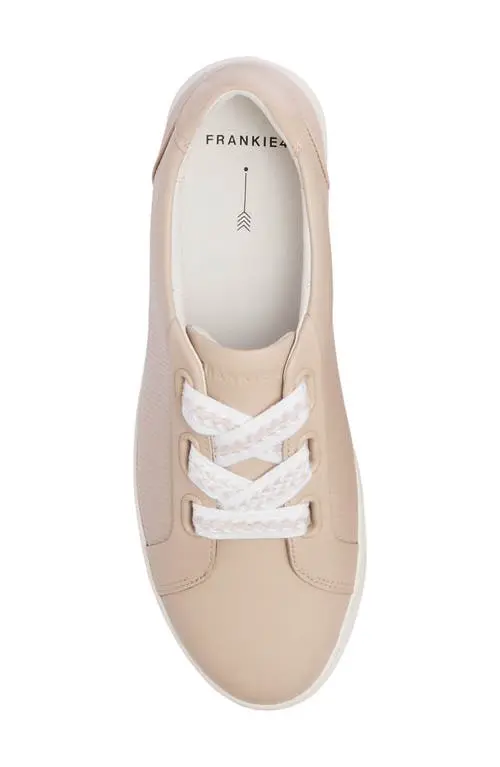 FRANKIE4 Leather Sneakers - Light Blush Emboss