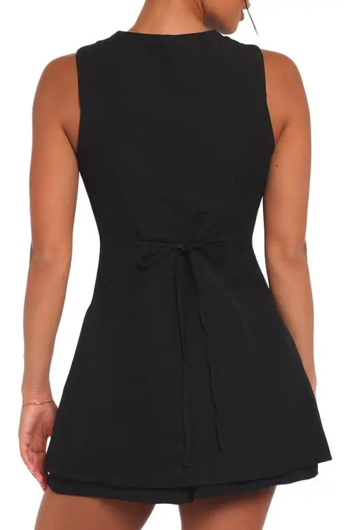 PETAL & PUP Amanda Sleeveless Split Front Tunic