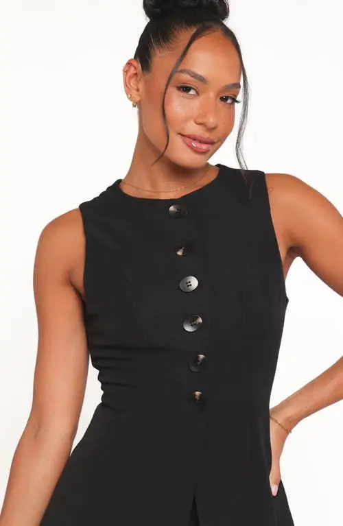 PETAL & PUP Amanda Sleeveless Split Front Tunic
