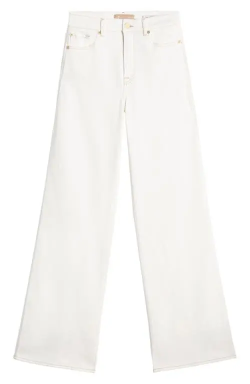 7 For All Mankind Lotta High-waist Wide-leg Jeans - Sugar