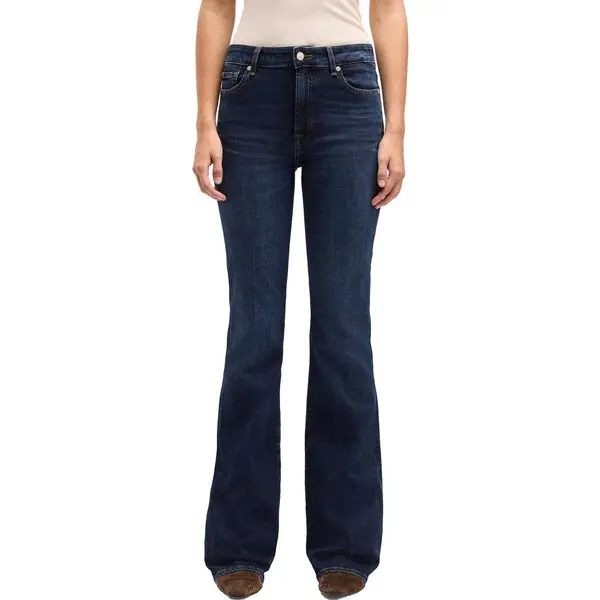 7 For All Mankind The Leggy Bootcut Jeans - Midnight Fade