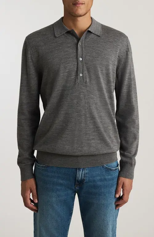 MAVI Wool Long Sleeve Polo