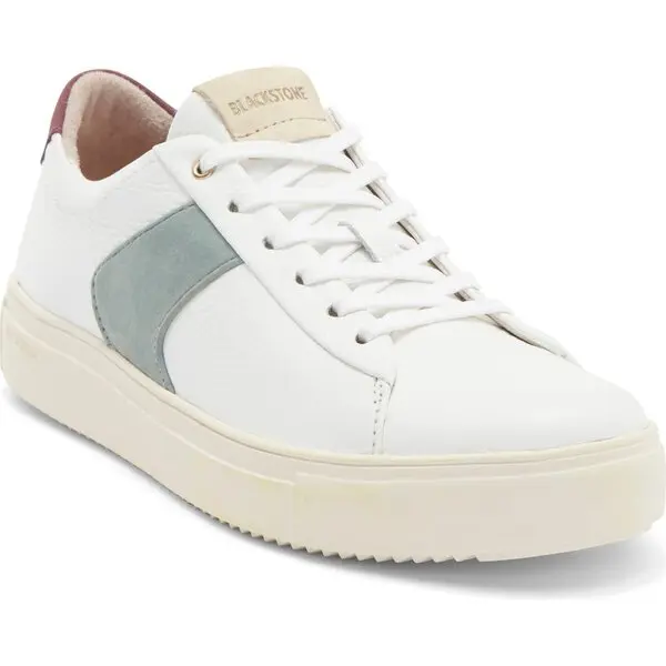 Blackstone Vl57 Leather Sneaker - White/abyss