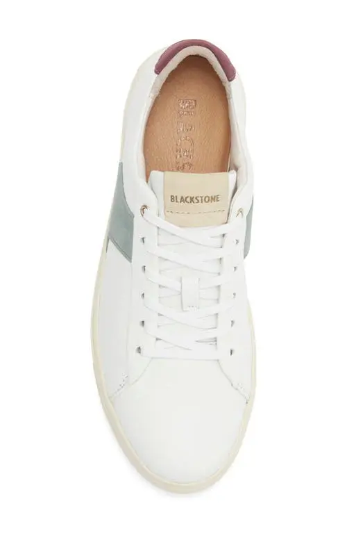 Blackstone Vl57 Leather Sneaker - White/abyss