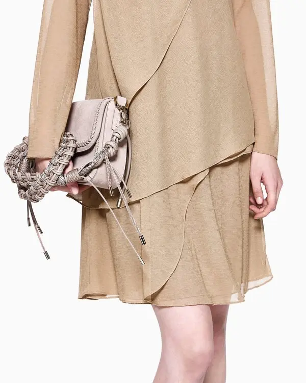Giorgio Armani Rope And Leather Shoulder Strap