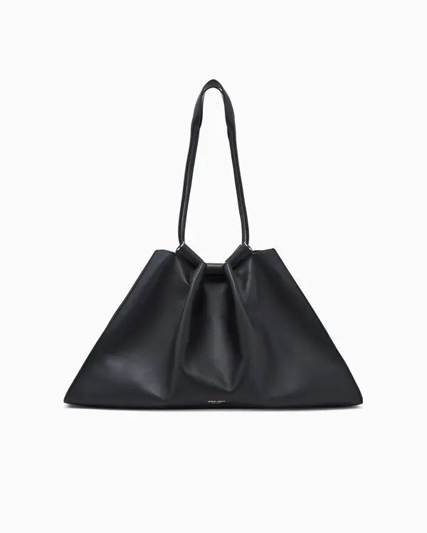 Giorgio Armani Large Nappa Leather Shopper