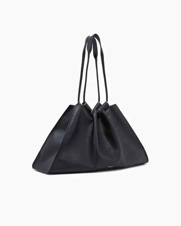 Giorgio Armani Large Nappa Leather Shopper
