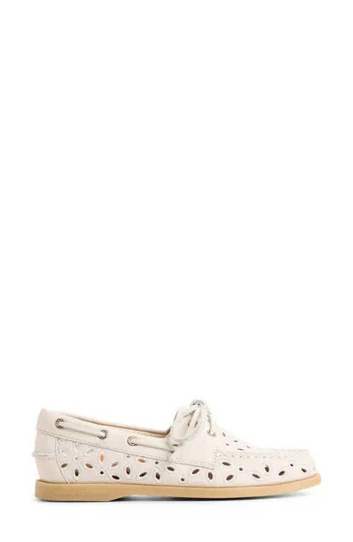 Sperry Authentic Original 2-eye Boat Shoe - Cream