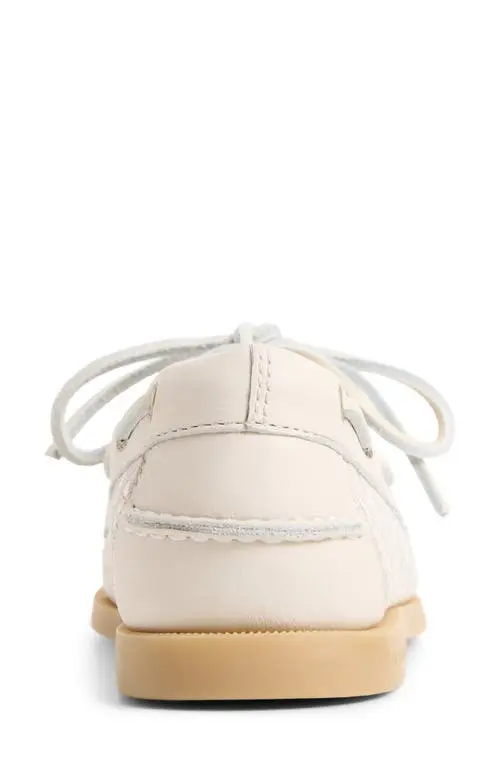 Sperry Authentic Original 2-eye Boat Shoe - Cream