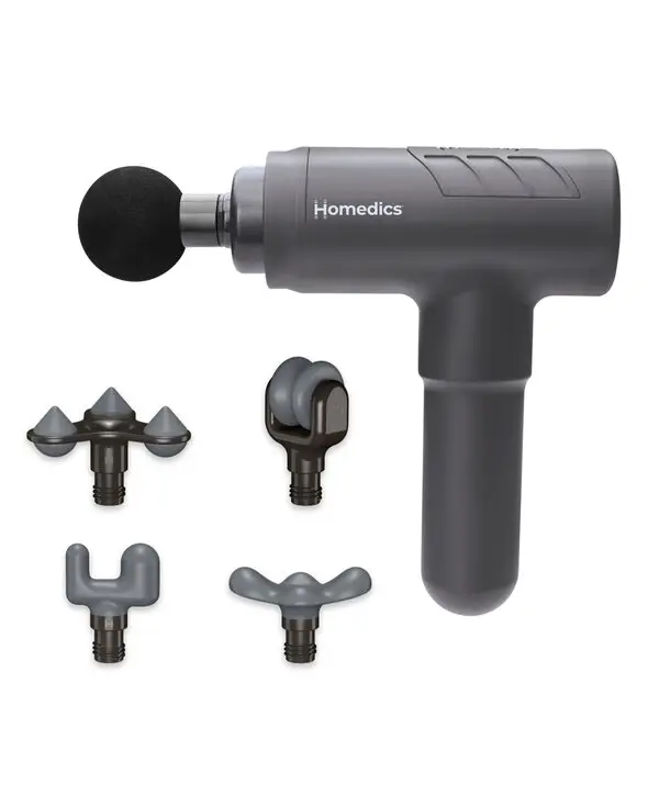 HOMEDICS Therapist Select Percussion Deep Tissue Massage Gun - Gray