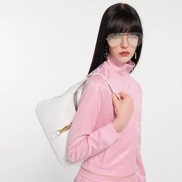 Gucci Jackie 1961 Medium Shoulder Bag - White