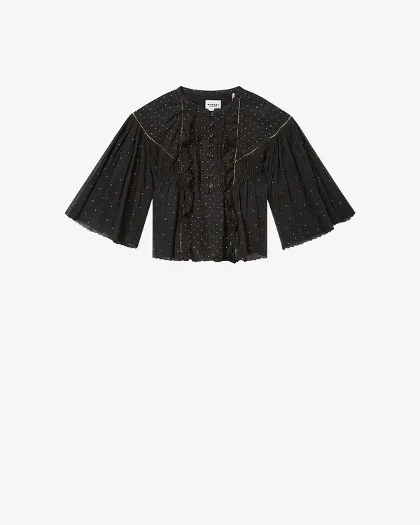 MARANT ETOILE Veenia Polka Dot Top