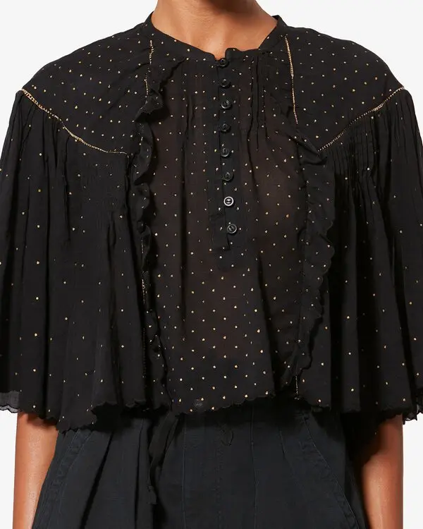 MARANT ETOILE Veenia Polka Dot Top