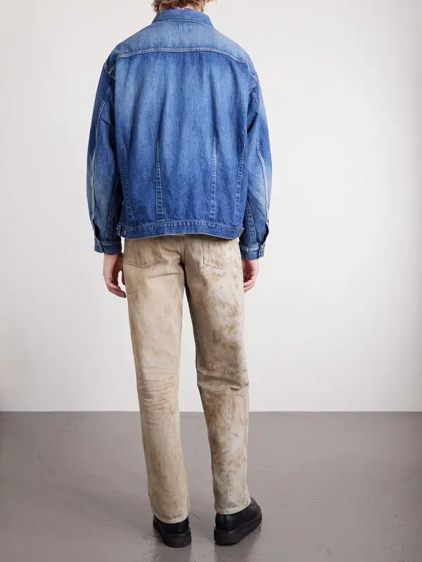 Needles Darts Bottom Denim Trucker Jacket